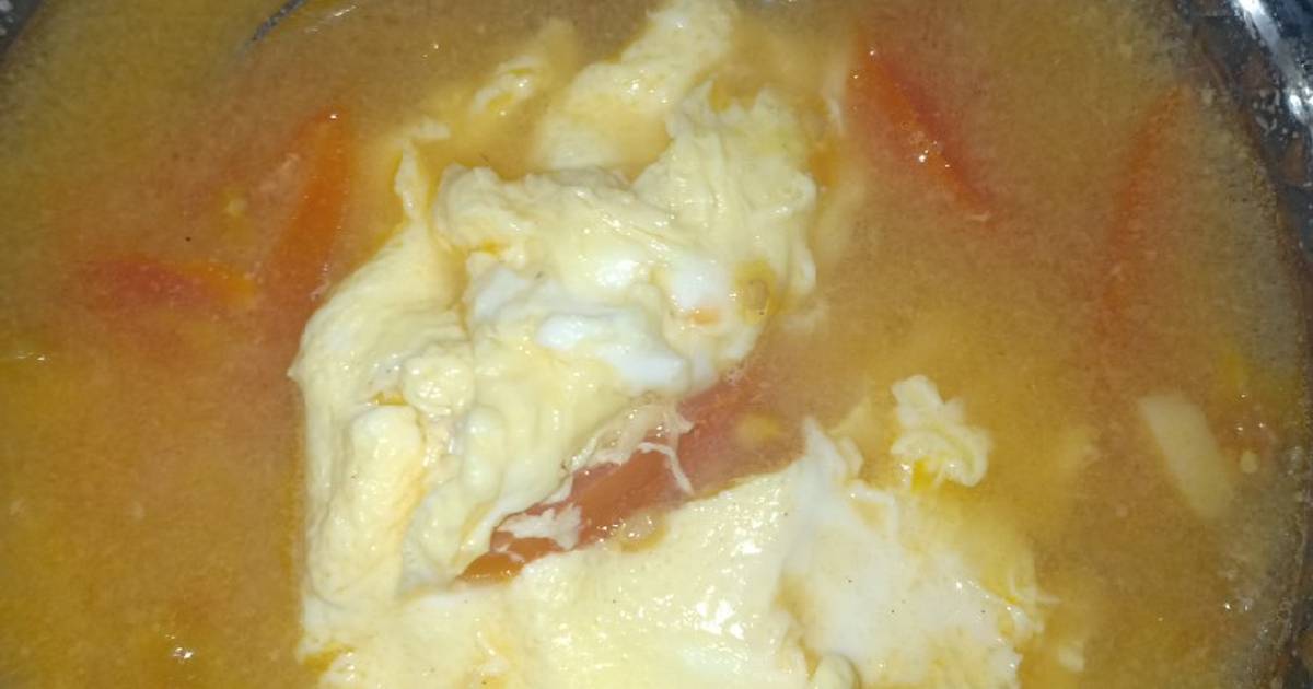Resep Sup telur tomat oleh ddewii - Cookpad