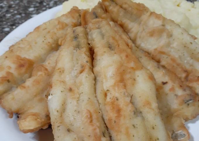 Pejerrey frito Receta de Guillermo y Mariel- Cookpad