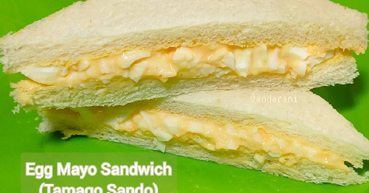 Resep Egg Mayo Sandwich (Tamago Sando) oleh andarani - Cookpad