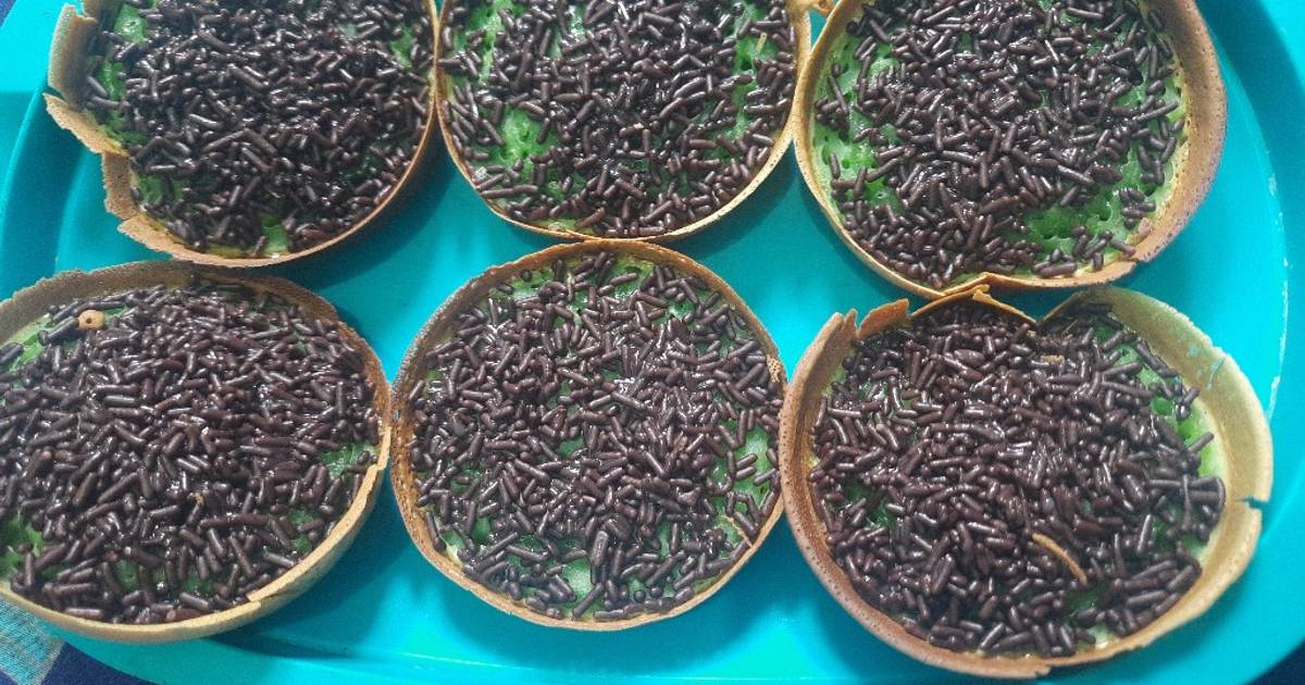 Resep Martabak Mini Pandan oleh rina utami - Cookpad