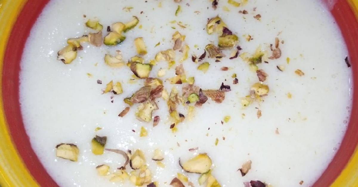 Semolina Chilled Pudding Recipe by Surhaan Tahir Wafai - Cookpad