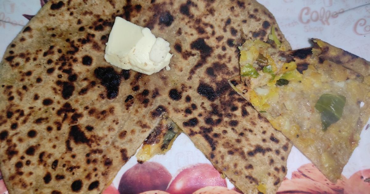पोहा पराठा (Poha Paratha Recipe In Hindi) रेसिपी बनाने की विधि in Hindi ...