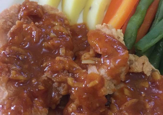 Resep Crispy chicken steak home made 🧡 oleh amareta - Cookpad