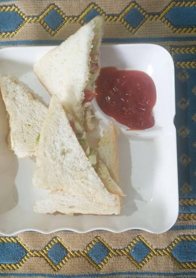 'No Fire Sandwich" Recipe by Aashiya Daiya - Cookpad