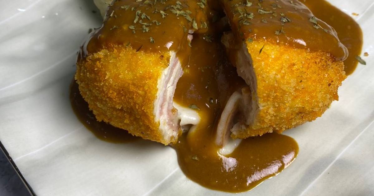 Resep Chicken Cordon Blue (kids friendly) oleh michelle - Cookpad