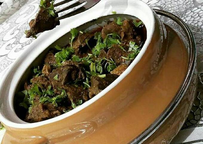 Bhuni Kaleji Recipe by Saba Firoz Shaikh - Cookpad