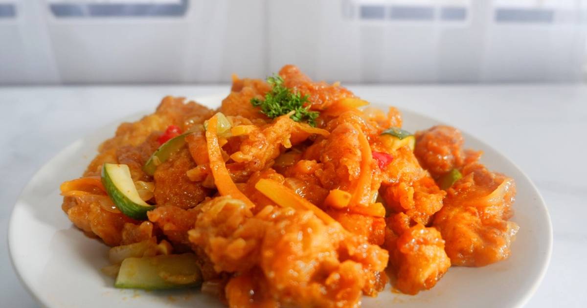 Resep Ayam Koloke Ayam Asam Manis Sederhana Oleh Dita Mulya13 Cookpad