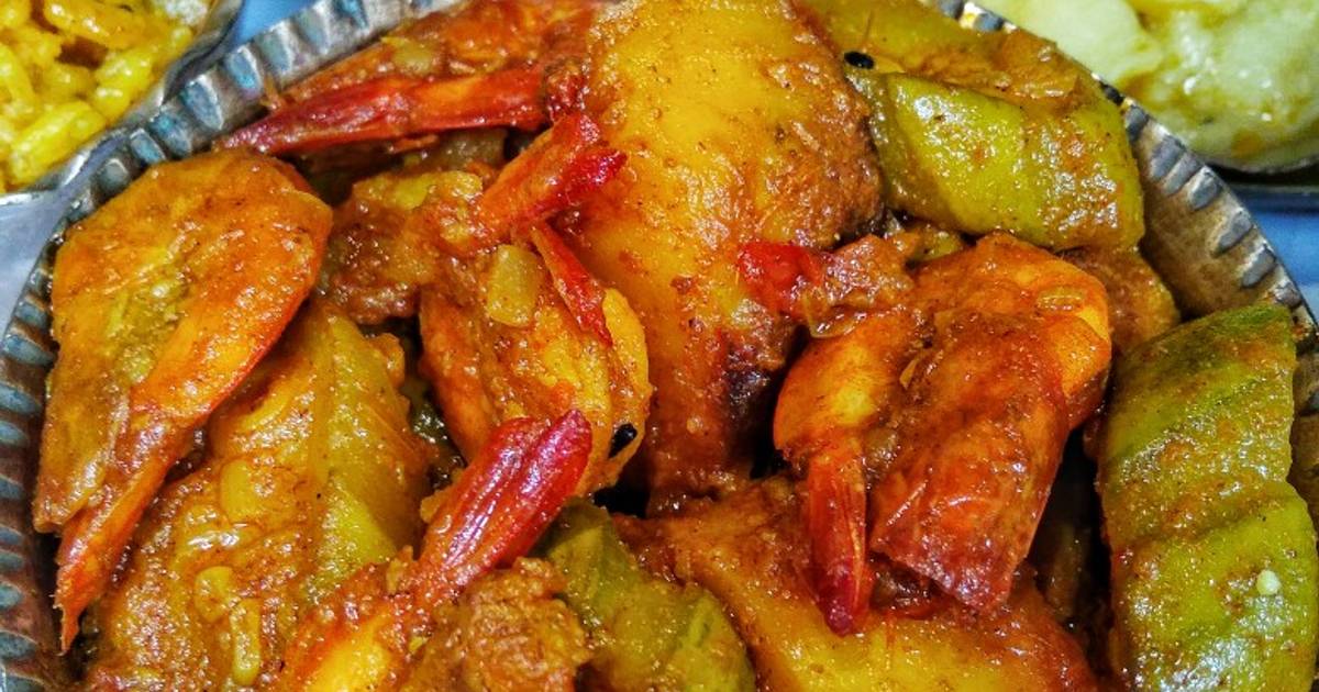 Subhasree Santra দ্বারা পটল চিংড়ি (potol chingri recipe in Bengali ...