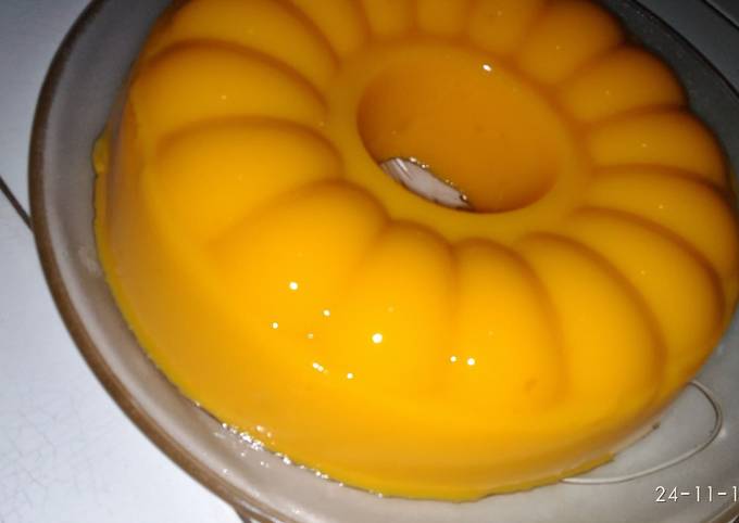 Resep Pudding Mangga Sederhana oleh inayah okta - Cookpad