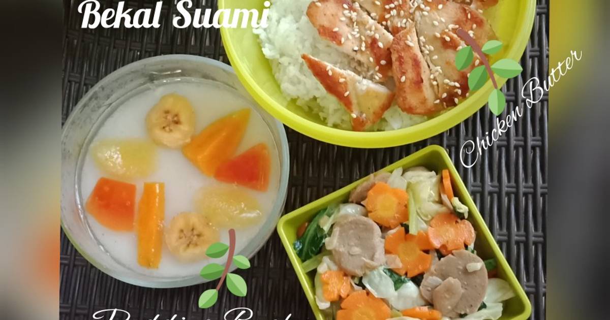 Resep "Capcay & Chicken Butter" Bekal Suami oleh Cicilia Yustina ...