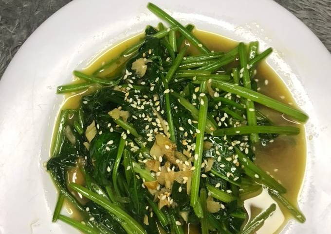 Resep Horenso butter oleh Sacn - Cookpad