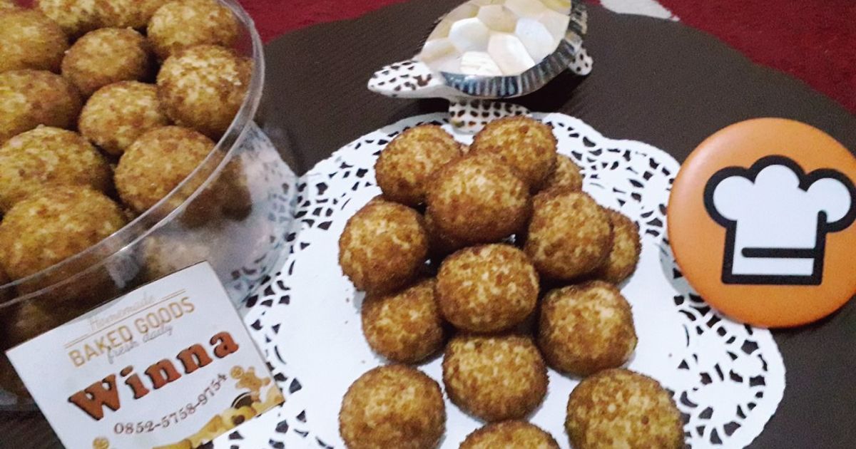 Resep 103.Palm Suiker Almond Cheese oleh Pawon Winna - Cookpad