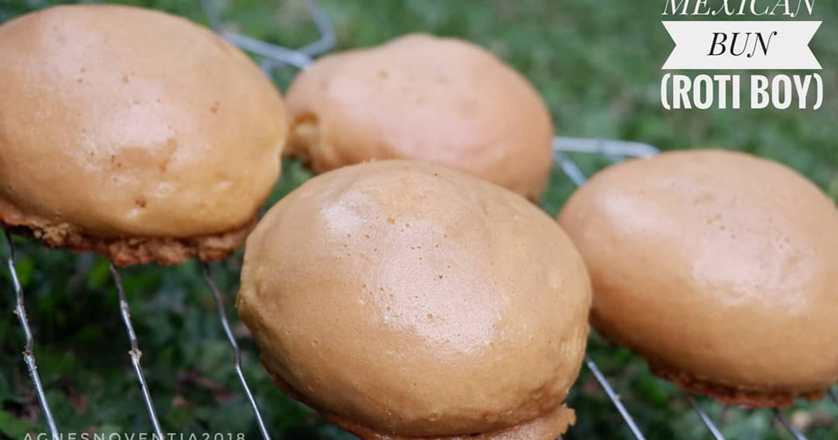 Resep Mexican Bun (Roti Boy) oleh Dapur Nyess - Cookpad