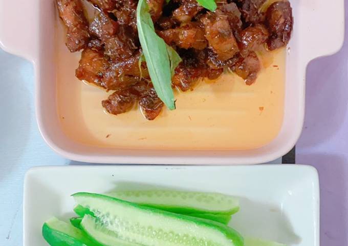 Cách Làm Món Ba rọi rim mắm ruốc của Hằng Phạm - Cookpad