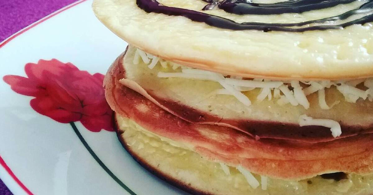 Resep Pancake Teflon Sederhana oleh Intani Quarta - Cookpad