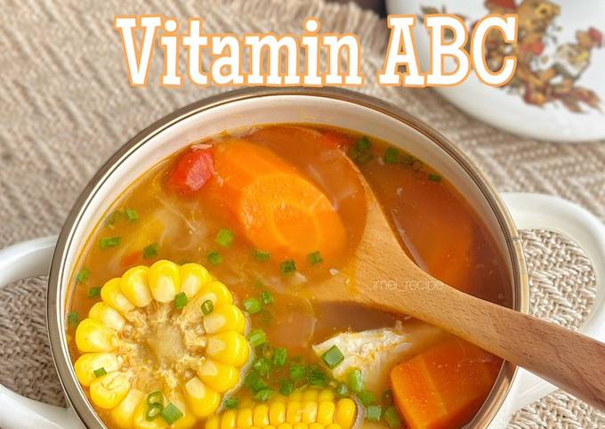 Resipi Sup Vitamin ABC oleh imel_recipe - Cookpad