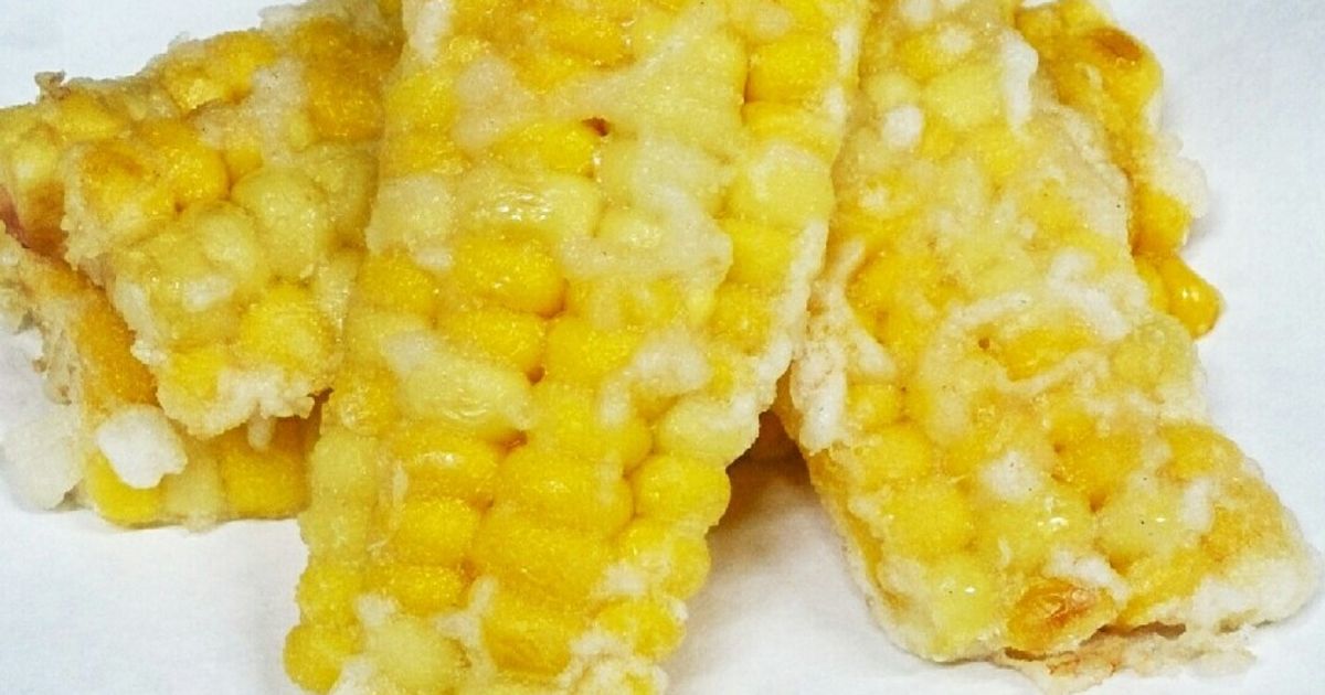 Corn Tempura / Summer Seasonal Vegetable Recipe By Happy103