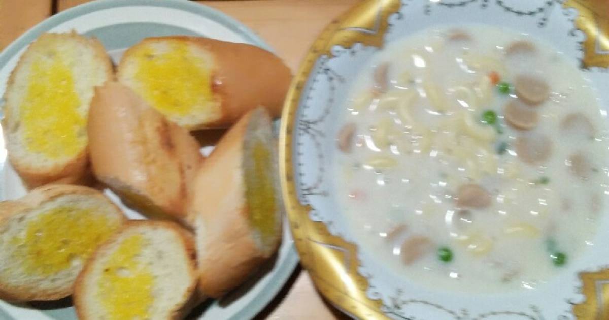 25 resep sup macaroni roti enak dan mudah - Cookpad