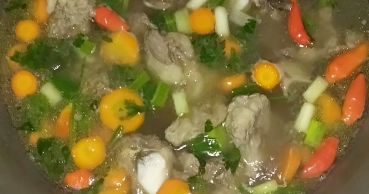 Resep Sup Tulang Iga Simpel oleh Silvia Ibrahim - Cookpad