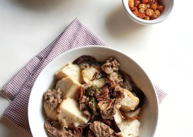 Resep Model Gendum Kuah Daging oleh Nur Endah - Cookpad