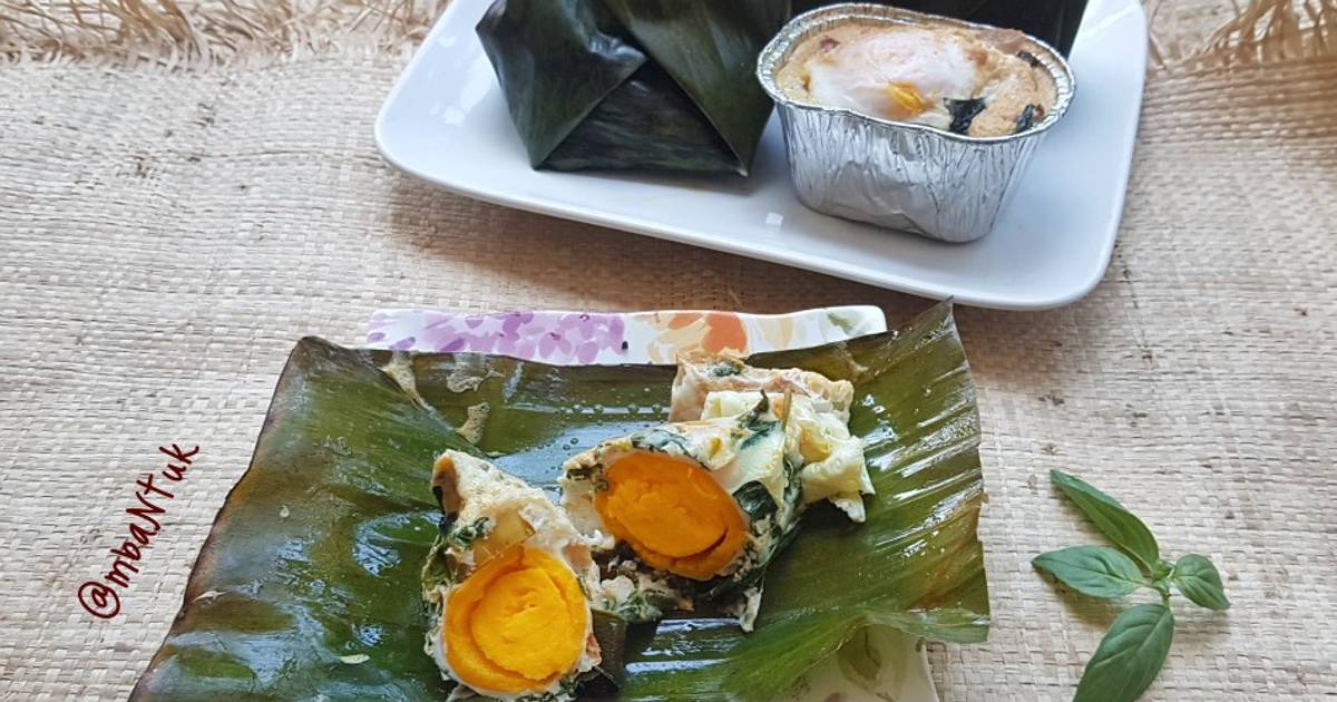 Resep Botok/Pepes Telur Asin (tanpa tahu) oleh Tituk SK - Cookpad
