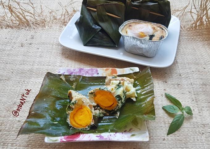 Resep Botok/Pepes Telur Asin (tanpa tahu) oleh Tituk SK - Cookpad