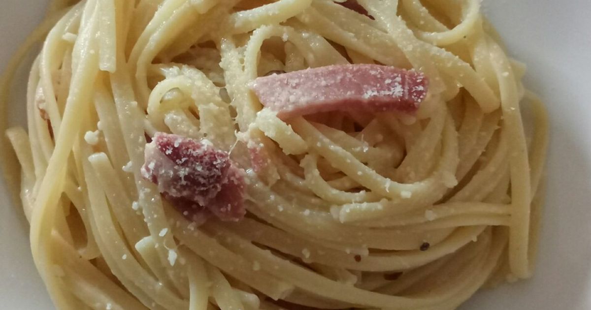 Linguine Allo Speck Recipe by Miss Fluffy's Cooking (Angie's Italian ...