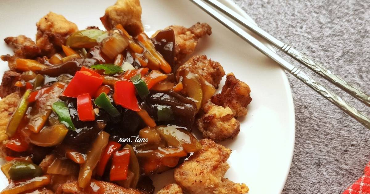 Resep Chicken Tangsuyuk (치킨 탕수육) : 100% bahan lokal ! oleh Mrs.Tans |IG ...