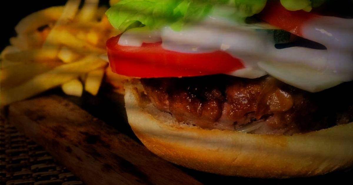 12 resep patty burger ala restaurant enak dan mudah - Cookpad