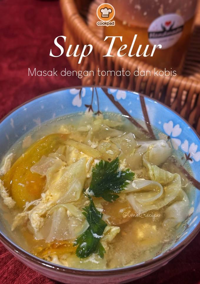 Resipi Sup Telur oleh imel_recipe - Cookpad