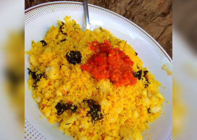 Dambun shinkafa da zogale girki daga Zyeee Malami - Cookpad