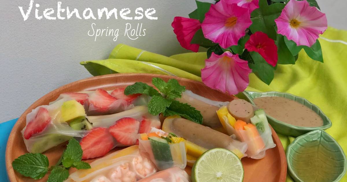 Resep Vietnamese Spring Rolls oleh Intan puspawati - Cookpad