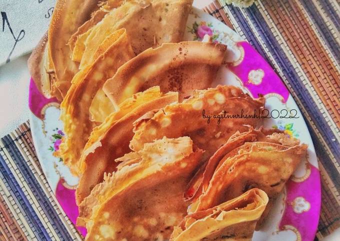 Resep Crepes Teplon oleh Agustin Nur Hasanah - Cookpad