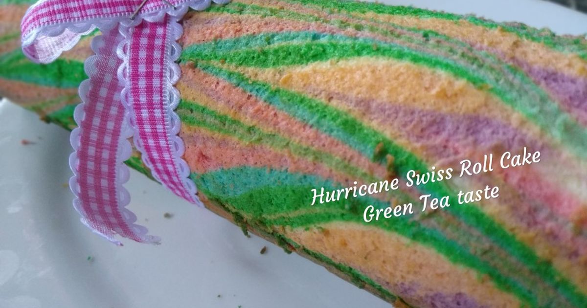 Resep Hurricane Swiss Roll Cake ~ Green Tea (Motif Songket) oleh Rifa ...