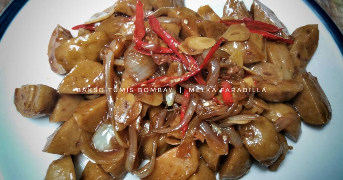 3.504 resep oseng bakso bawang bombay enak dan mudah - Cookpad