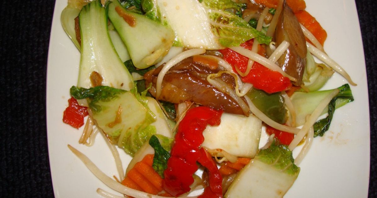 Bok Choy Stir Fry With Vegetables Recipe By Jon Michelena