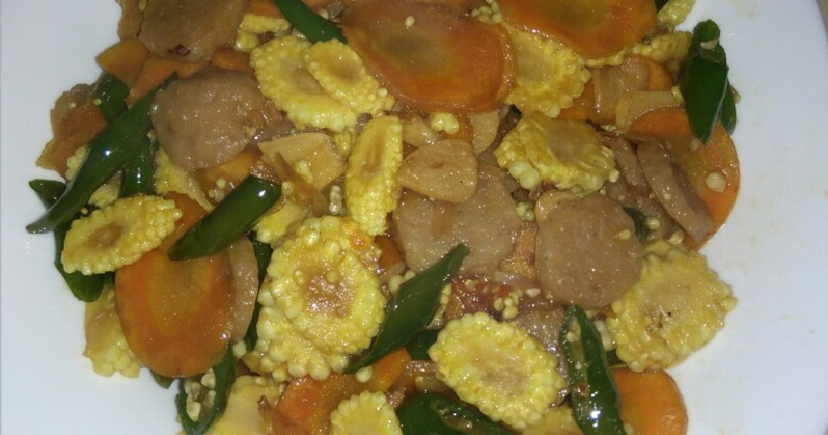 Resep Tumis Putren Baso Cabe Hijau oleh Atun Mey - Cookpad