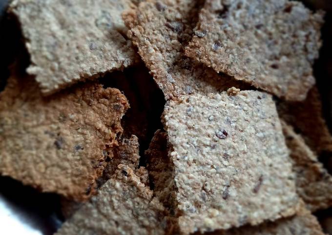 Crackers integrales con avena y semillas Receta de Mimi🥑- Cookpad