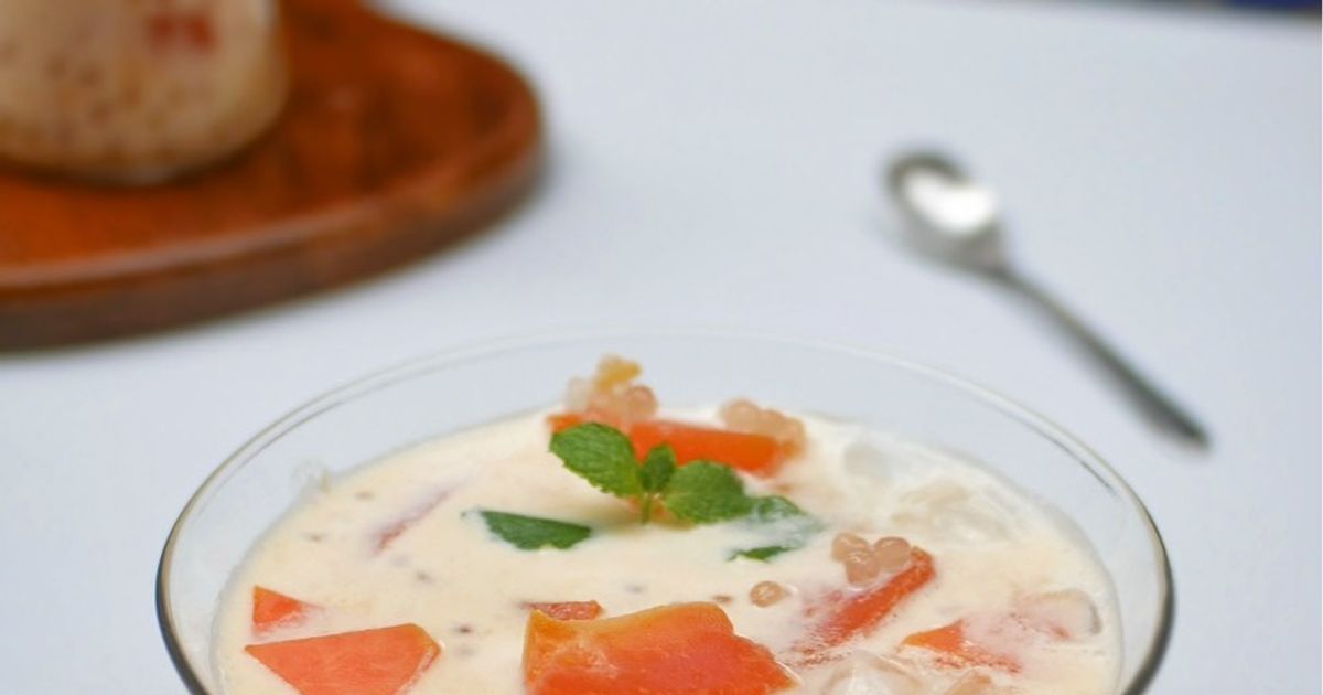 Resep Es Pepaya Sagu Mutiara Ximilu Dessert Hongkong oleh Slicecutecake ...
