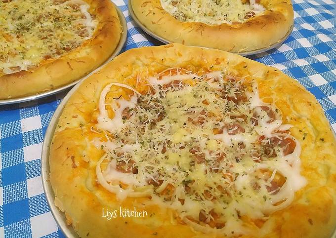 Resep Roti pizza oleh Maulia Dwiyani - Cookpad