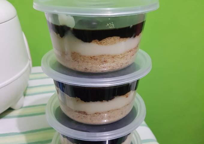 Resep Cheese cake biskuit roma oleh Hestifatich - Cookpad