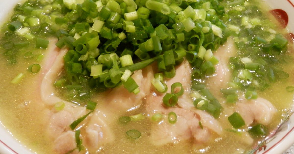 Irresistible Rich Chicken Paitan Ramen Recipe By まさっぷnrt