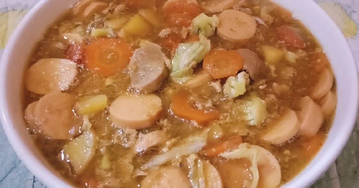 Resep Cap Cay Kuah Bakso Sosis oleh Juli Rizkia Fushsilaty - Cookpad