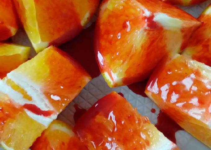 Naranja con chile Receta de Pamina- Cookpad
