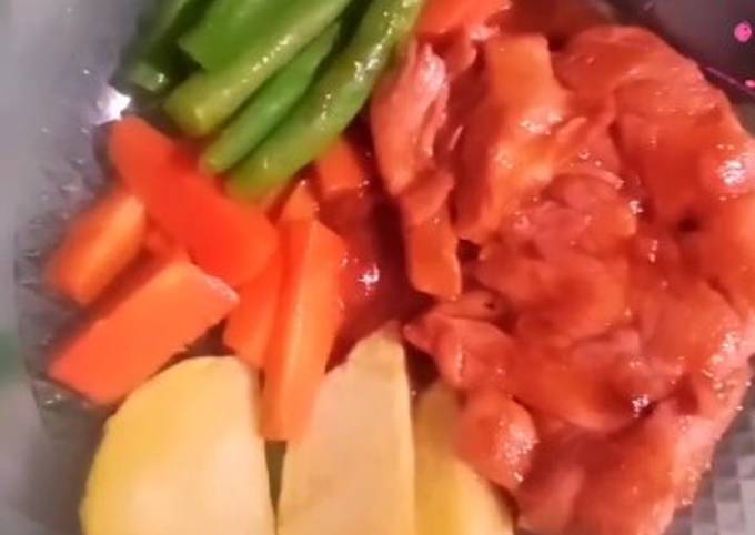 Resep Steak ayam saos BBQ oleh Dwi Damayanti - Cookpad