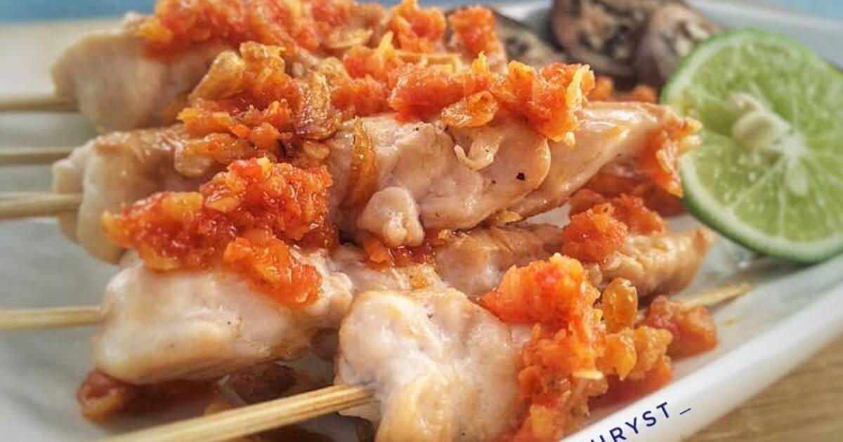 Resep Sate Ayam Taichan oleh chryst_ - Cookpad