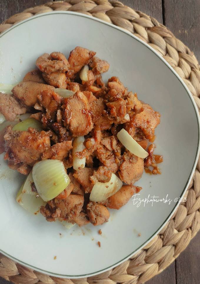 Resep Blackpepper Chicken (Defisit Kalori) oleh Eza Agustiningsih - Cookpad