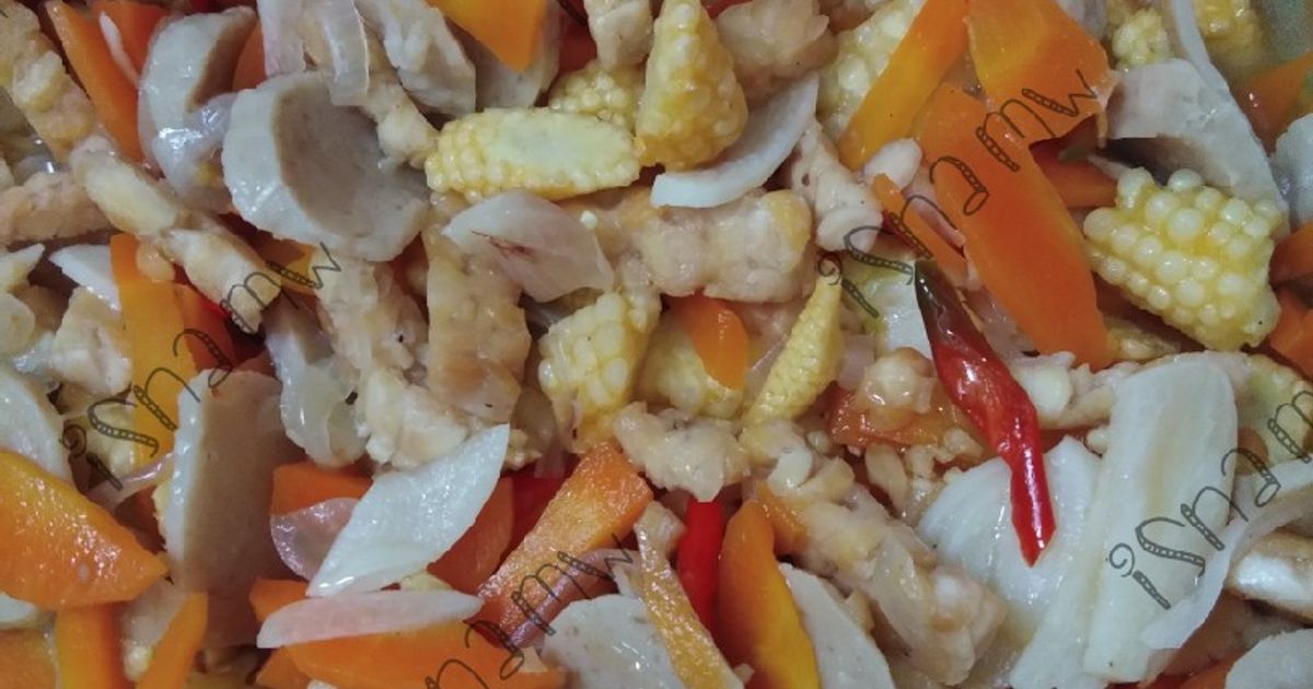 Resep Tumis Putren Wortel Bakso Tempe oleh Isna Mw - Cookpad