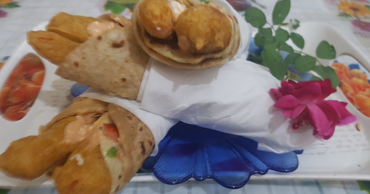 Paneer French Fries Roll I Paneer French Fry Roll At Home I Paneer ...