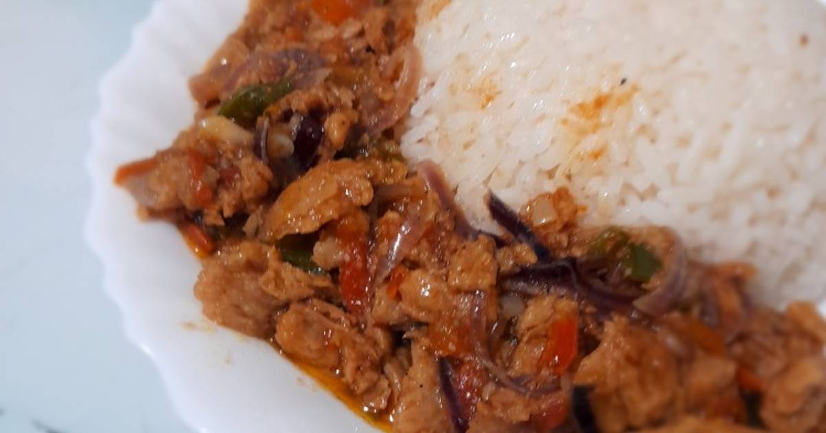 Sossi Beef Curry and Rice Recipe by Chef Loius Von Jay - Cookpad